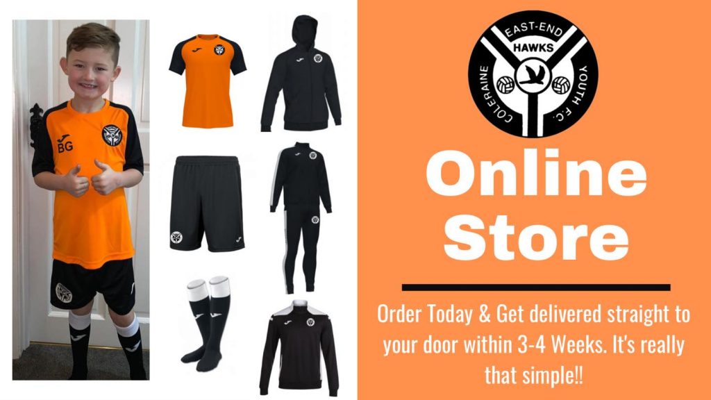 Online Store – Order Today – East-End Youth Football Club
